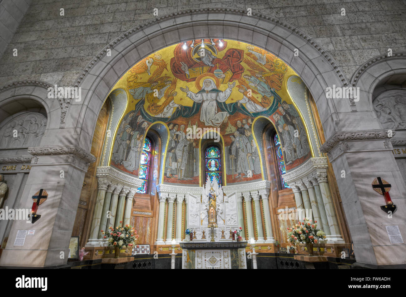 Basilica of Sainte-Anne-de-Beaupre, Quebec, Canada Stock Photo - Alamy