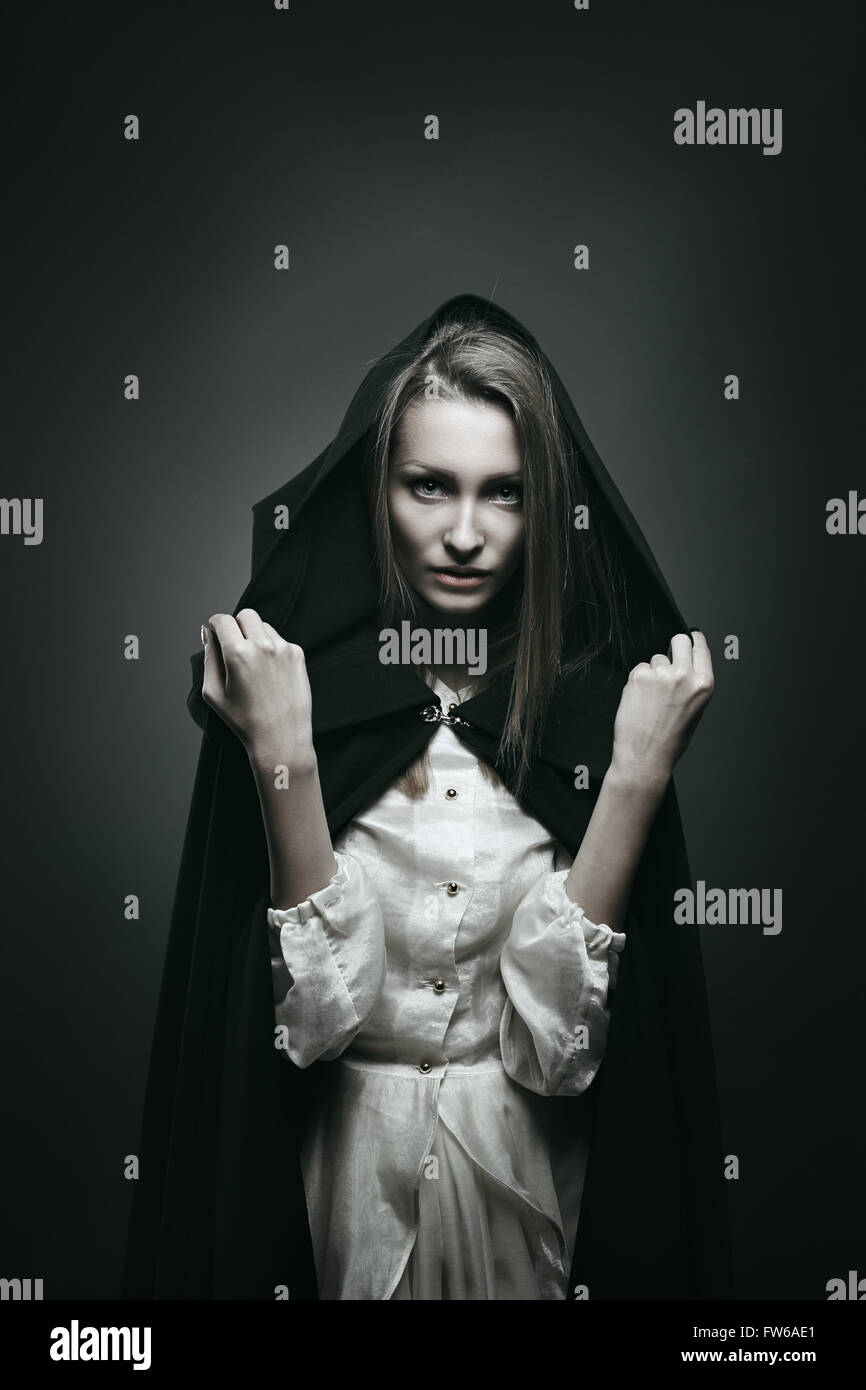 Female vampire fangs hi-res stock photography and images - Alamy