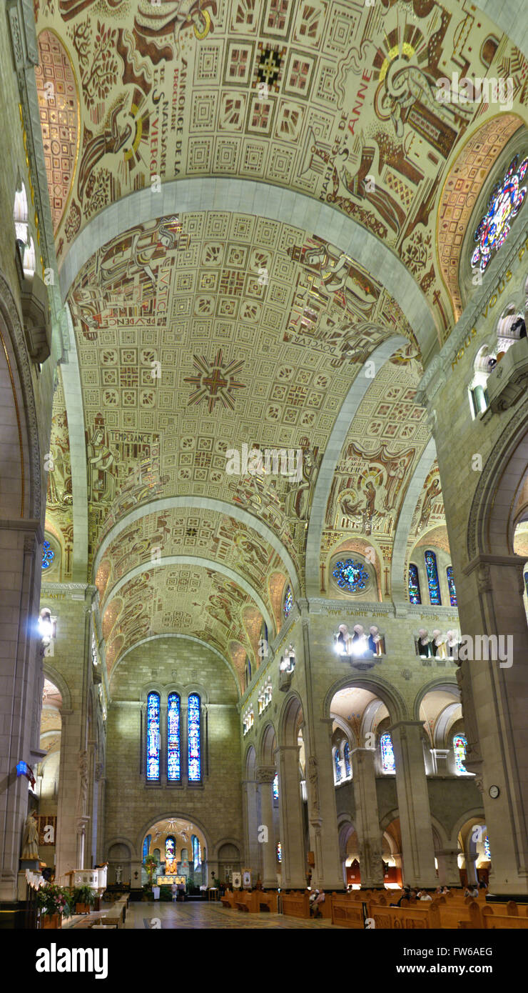 Basilica of Sainte-Anne-de-Beaupre, Quebec, Canada Stock Photo - Alamy