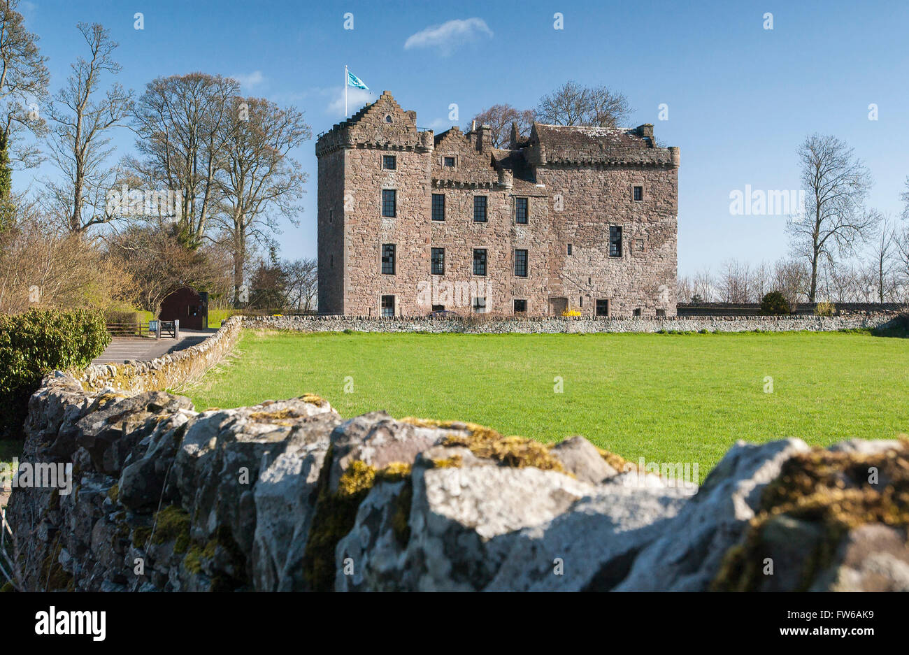 Huntingtower Castle near Perth in Perthshire Scotland. Made famous in ...