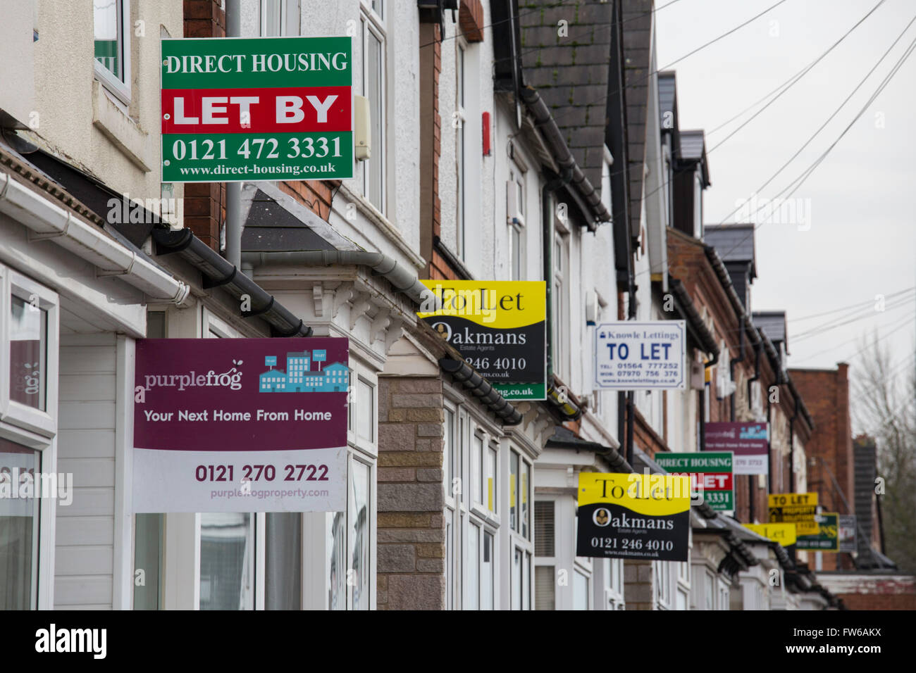 Housing to-let, England, UK Stock Photo - Alamy