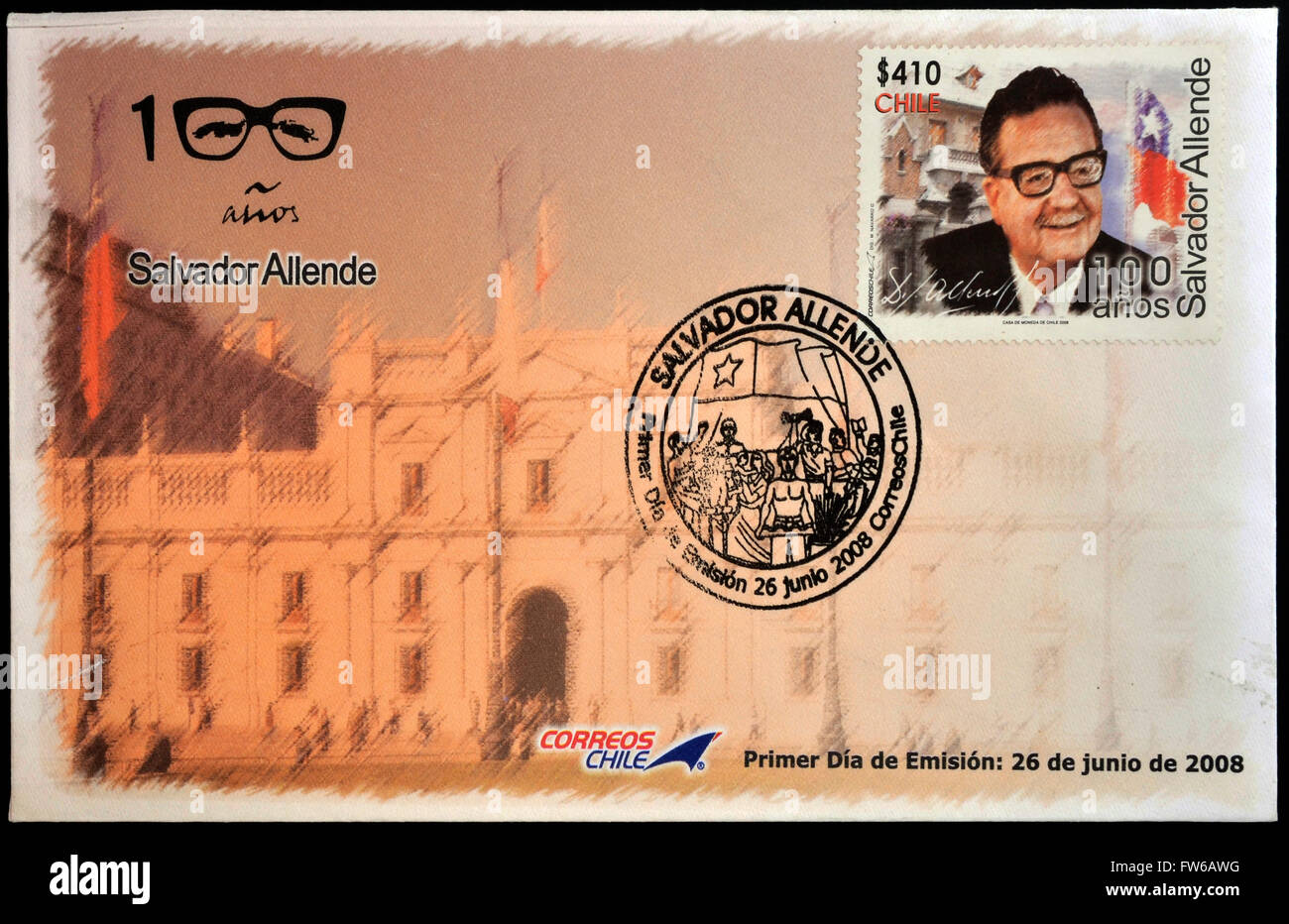 Postage stamp chile hi-res stock photography and images - Alamy