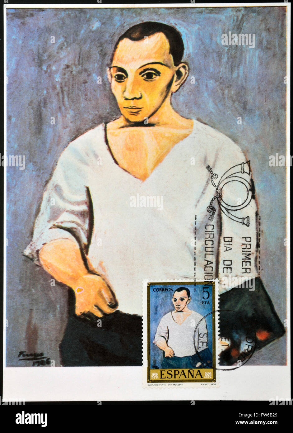 Self portrait of the painter picasso hi-res stock photography and ...