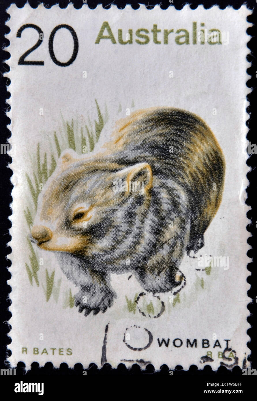 AUSTRALIA - CIRCA 1990: A stamp printed in Australia shows image of a ...