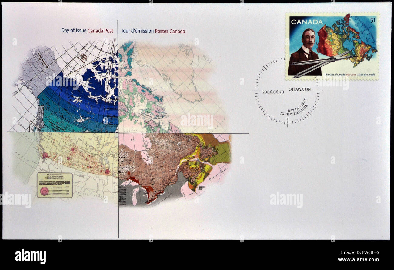 CANADA - CIRCA 2006: A stamp printed in Canada shows James White and ...