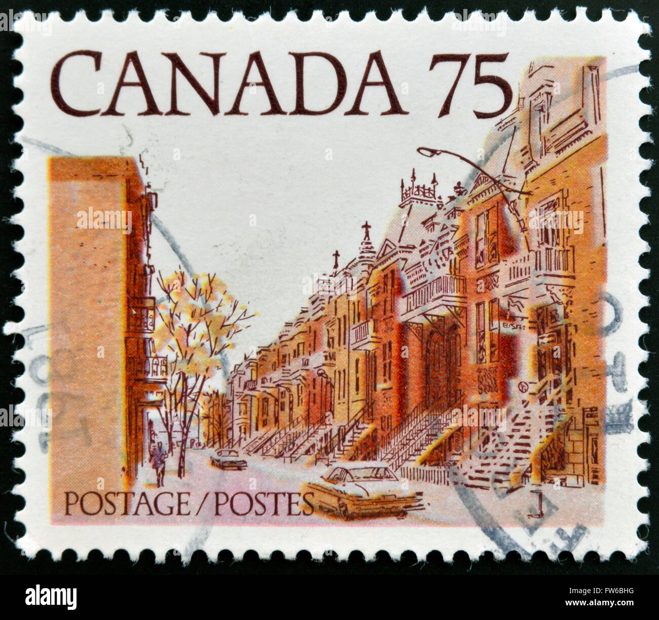 Canada postage stamp architecture hi-res stock photography and images ...