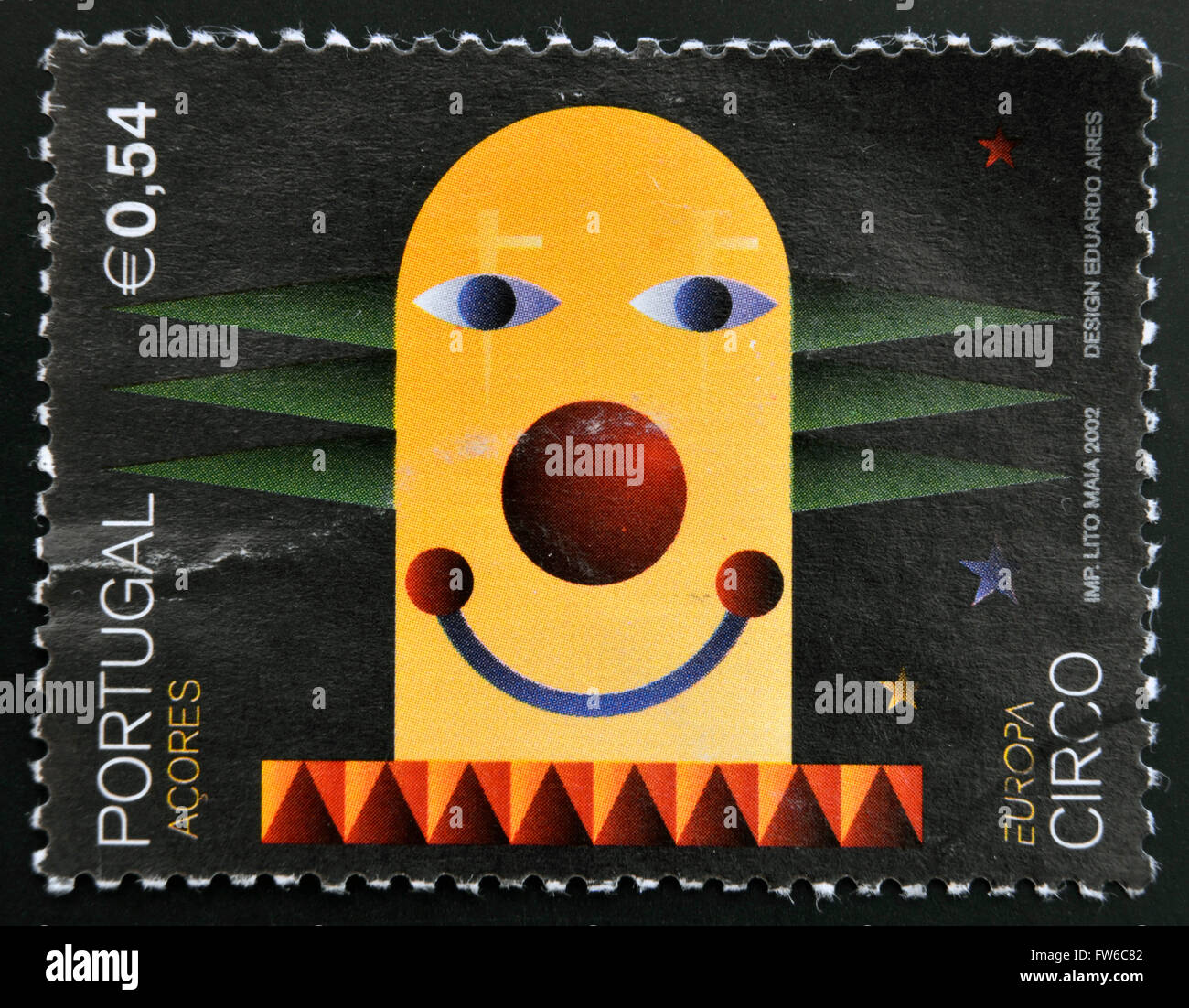 Postage stamp azores portugal hi-res stock photography and images - Alamy