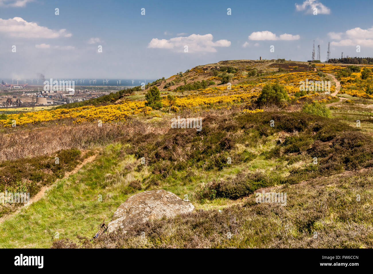 Eston Nab and Booster Station, Cleveland, England Stock Photo - Alamy