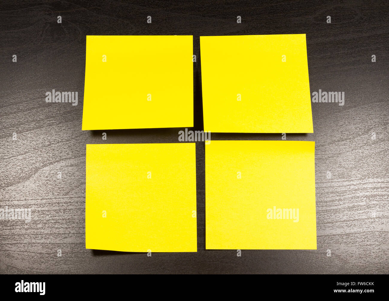 Multi-colored sticky note on wooden background Stock Photo - Alamy