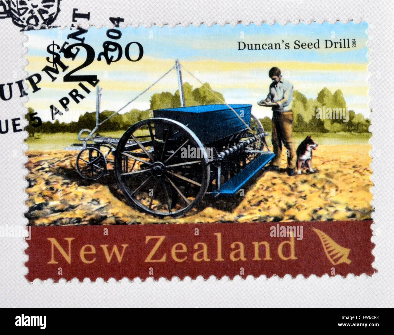 NEW ZEALAND - CIRCA 2004: A stamp printed in New Zealand dedicated to ...