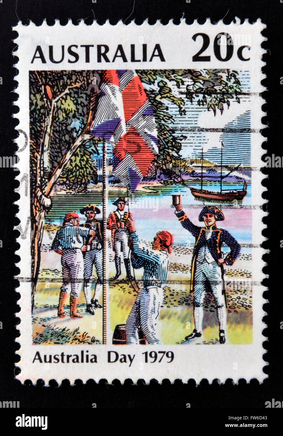 AUSTRALIA - CIRCA 1979: A stamp printed in Australia dedicated to ...