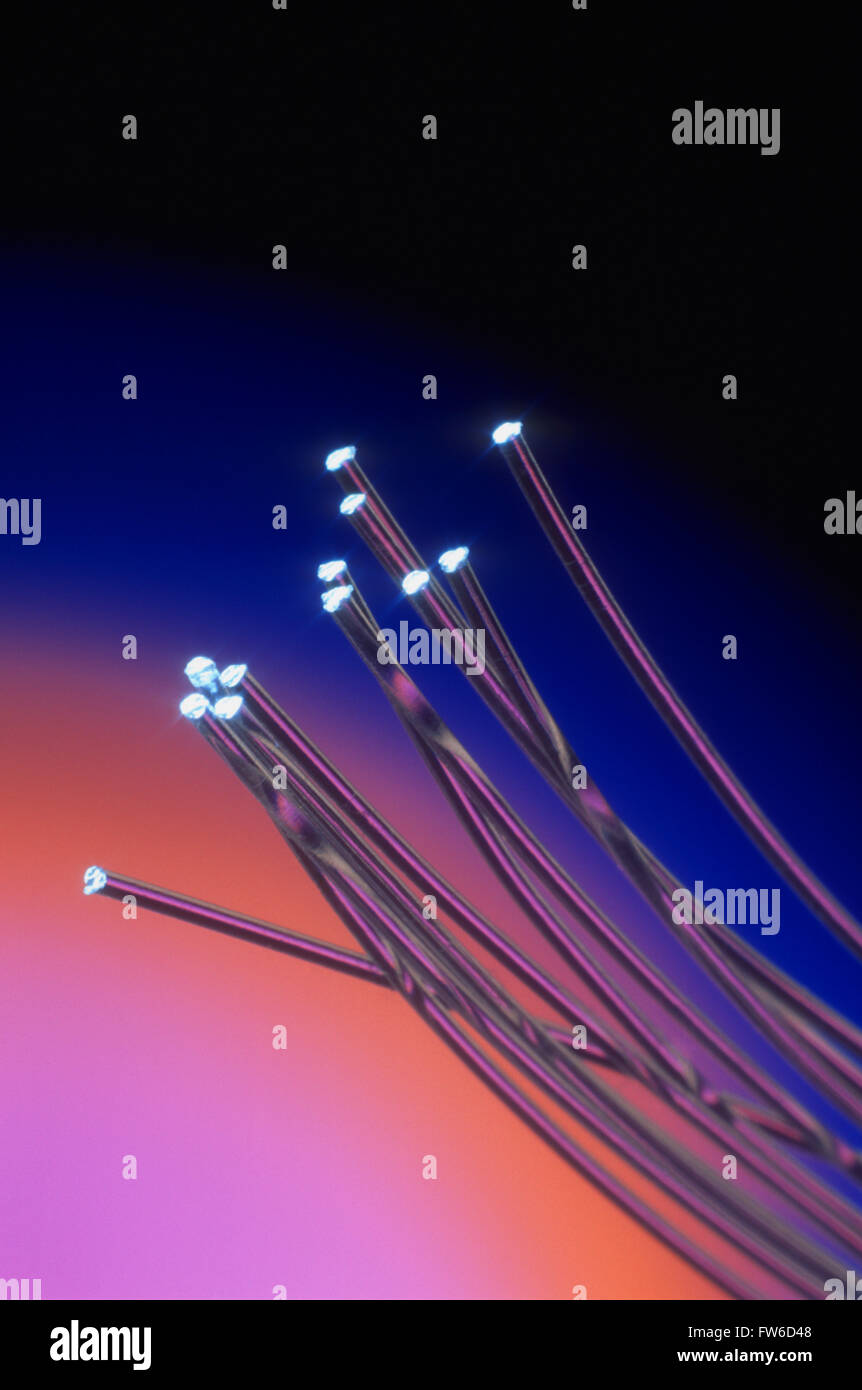 Industrial fiber optic fibers hi-res stock photography and images - Alamy