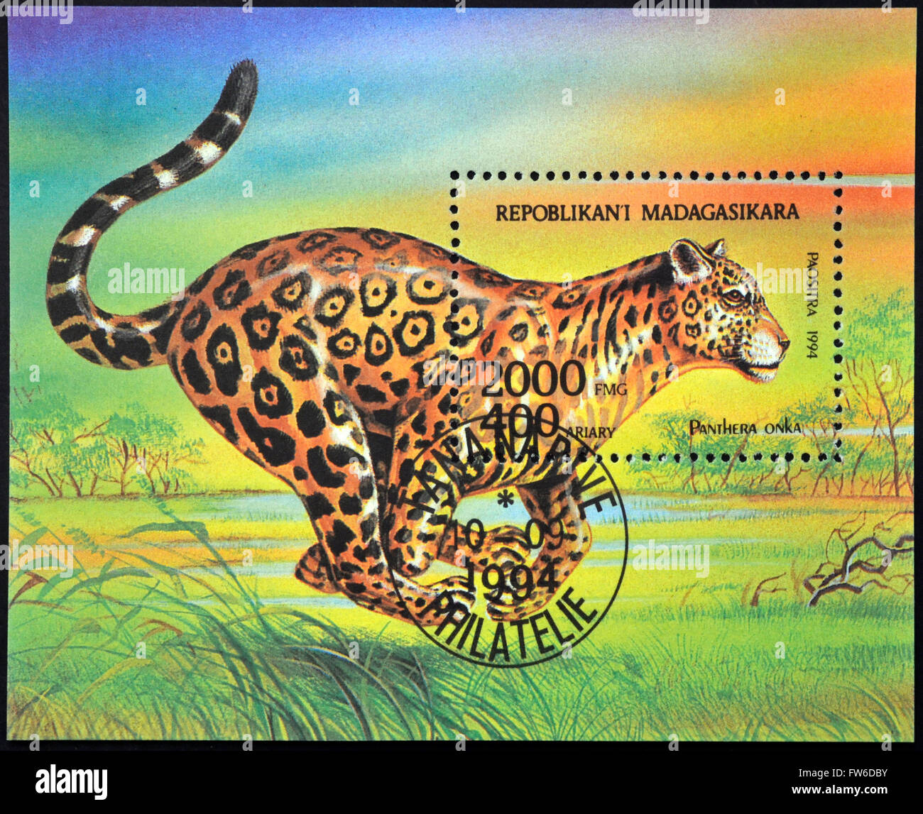 Postage stamp madagascar hi-res stock photography and images - Alamy