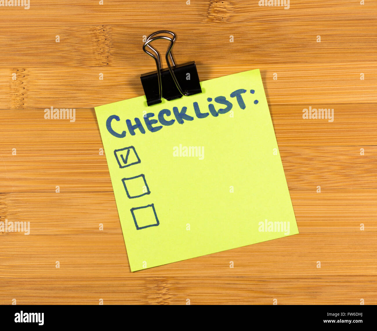 Checklist hi-res stock photography and images - Alamy