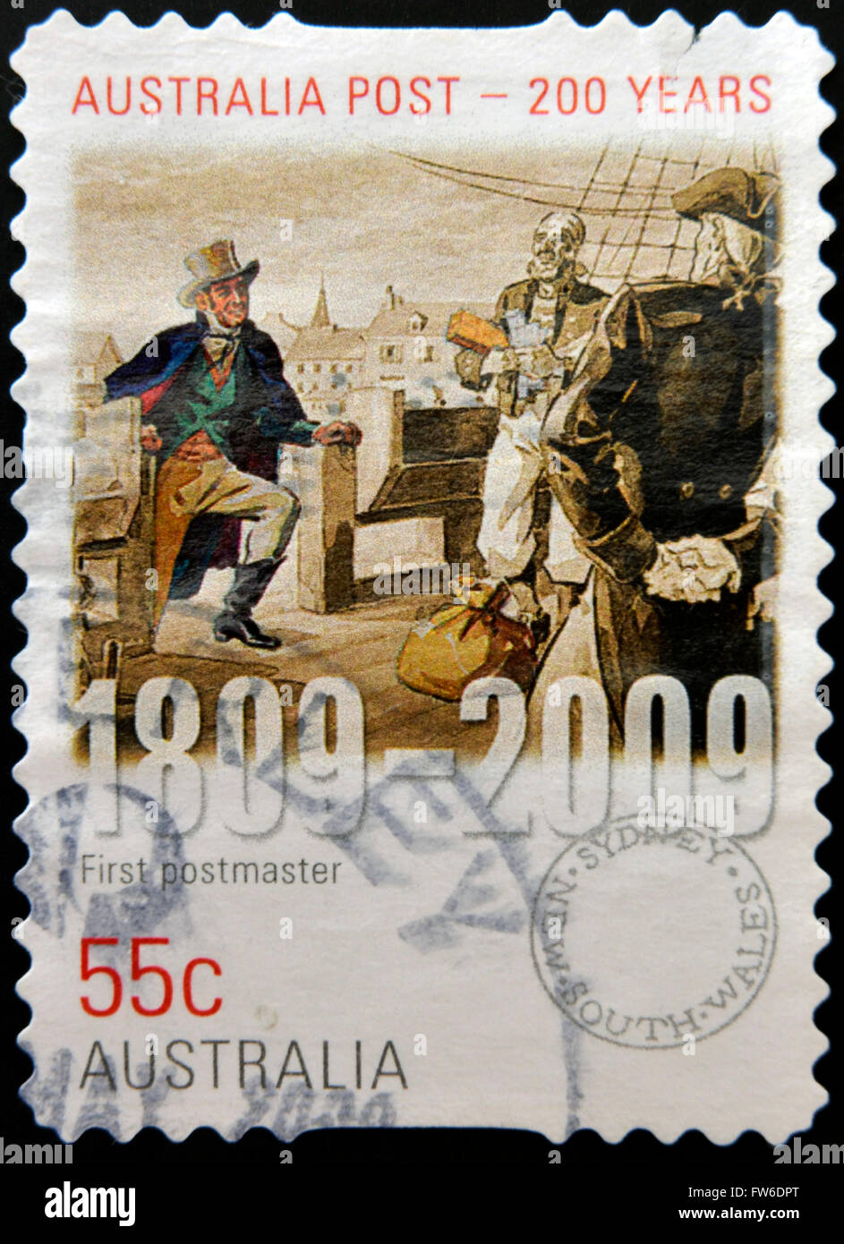 AUSTRALIA - CIRCA 2009 : a stamp printed in Australia dedicated to ...