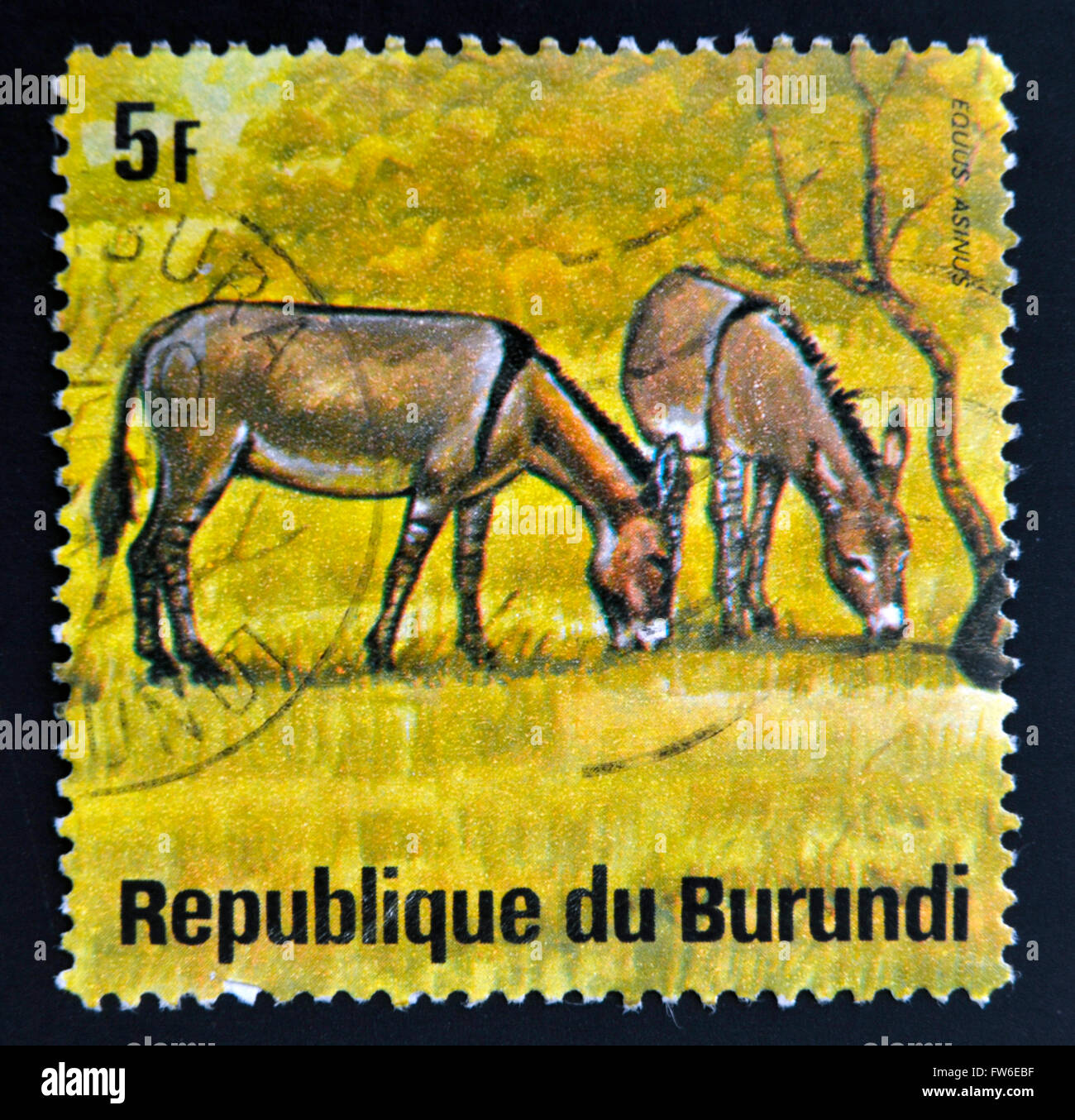 Burundi postage stamp hi-res stock photography and images - Alamy