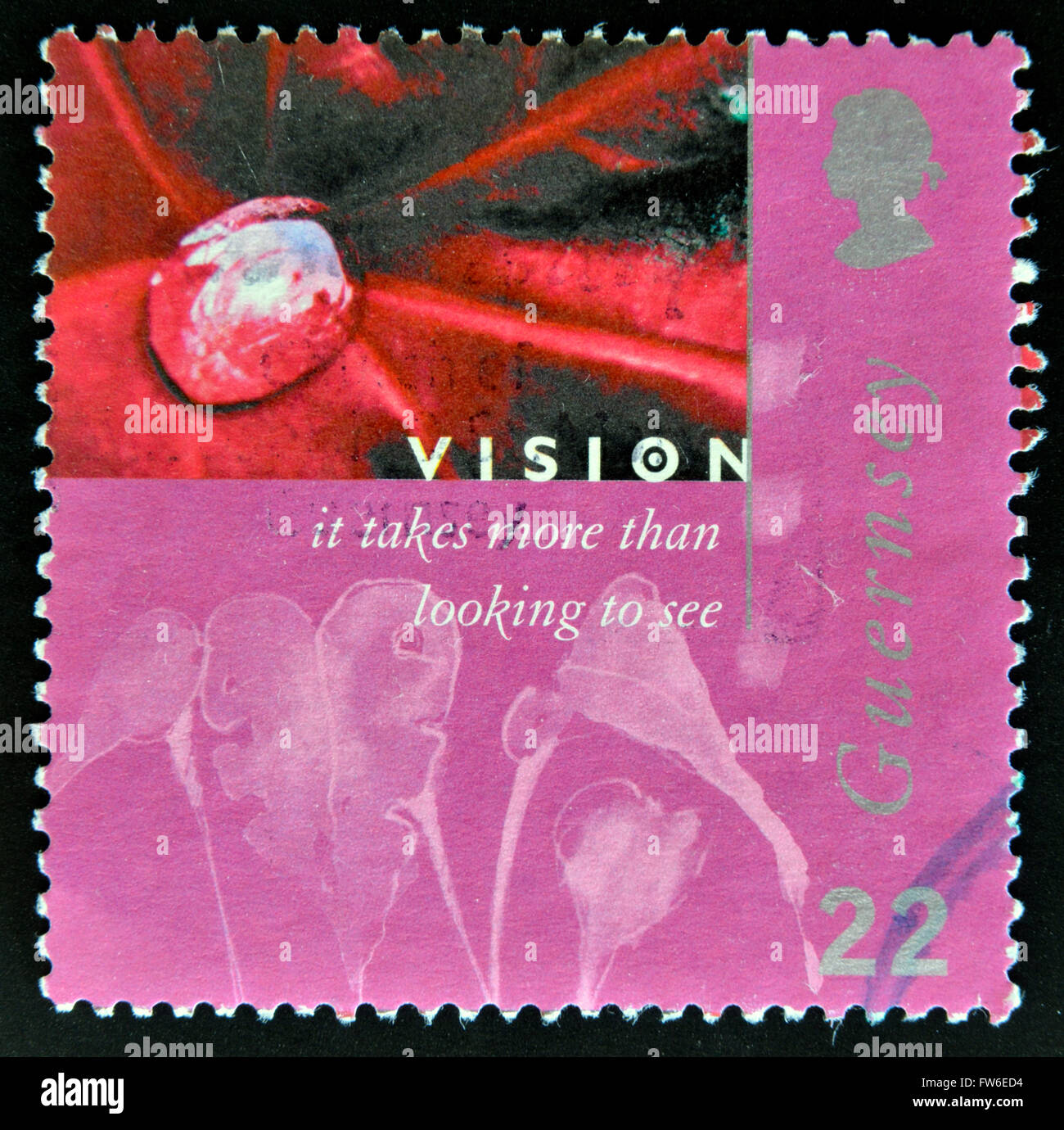 GUERNSEY - CIRCA 1990: A stamp printed in guernsey with the message ...