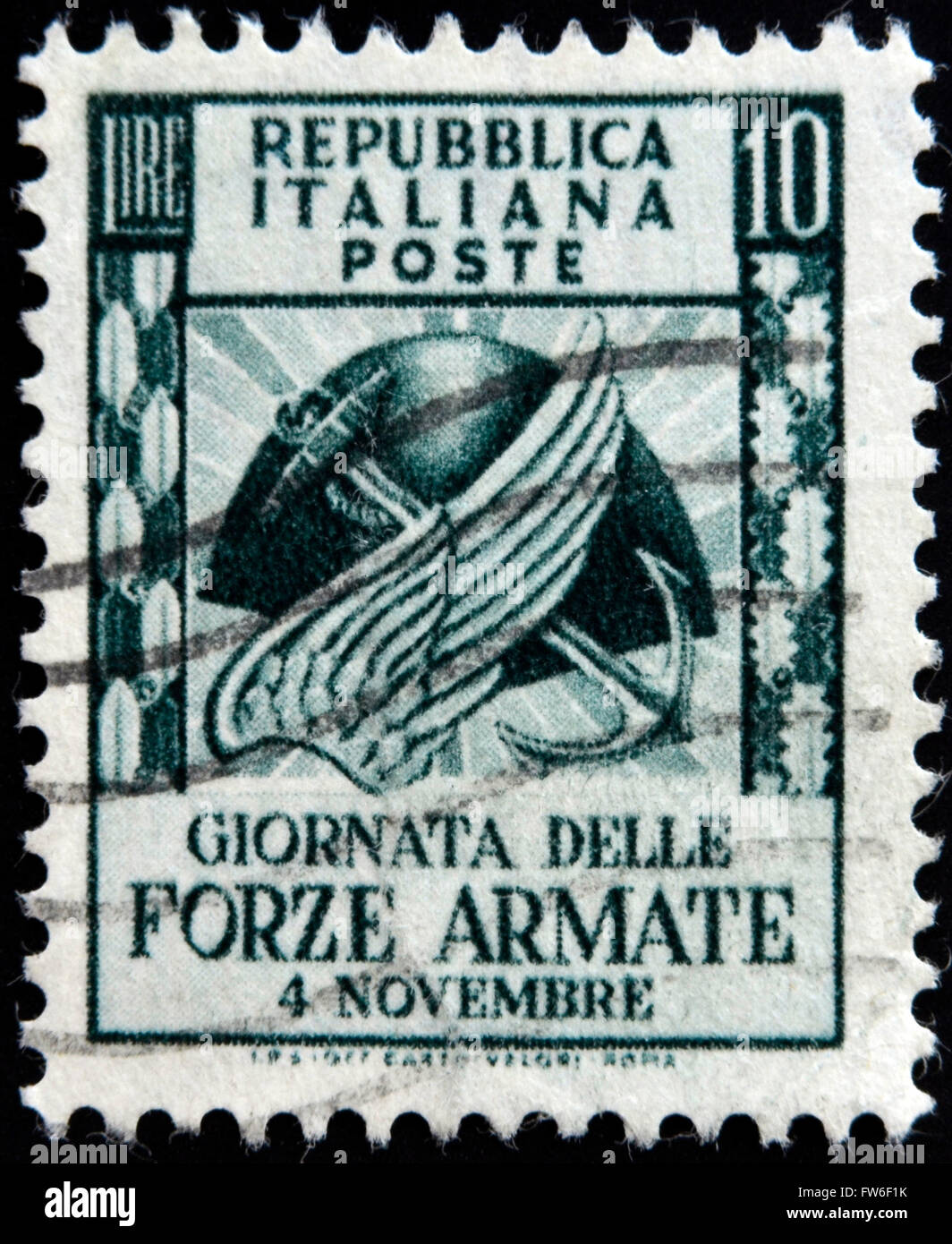 Symbols of italy vintage card hi-res stock photography and images - Alamy