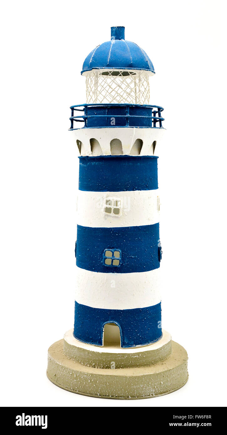 Blue Striped Lighthouses