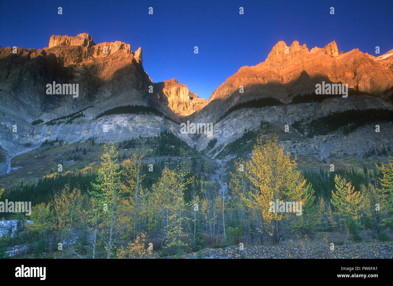 Pinnacle Mountain, Banff National Park, Banff, Alberta, Canada Stock ...