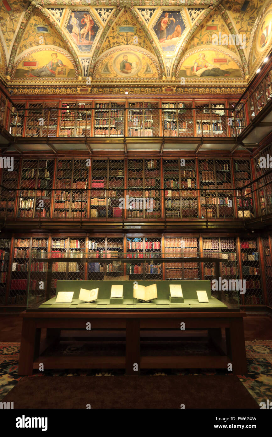 The historic Mr.Morgan's Library in the Morgan Library & Museum ...