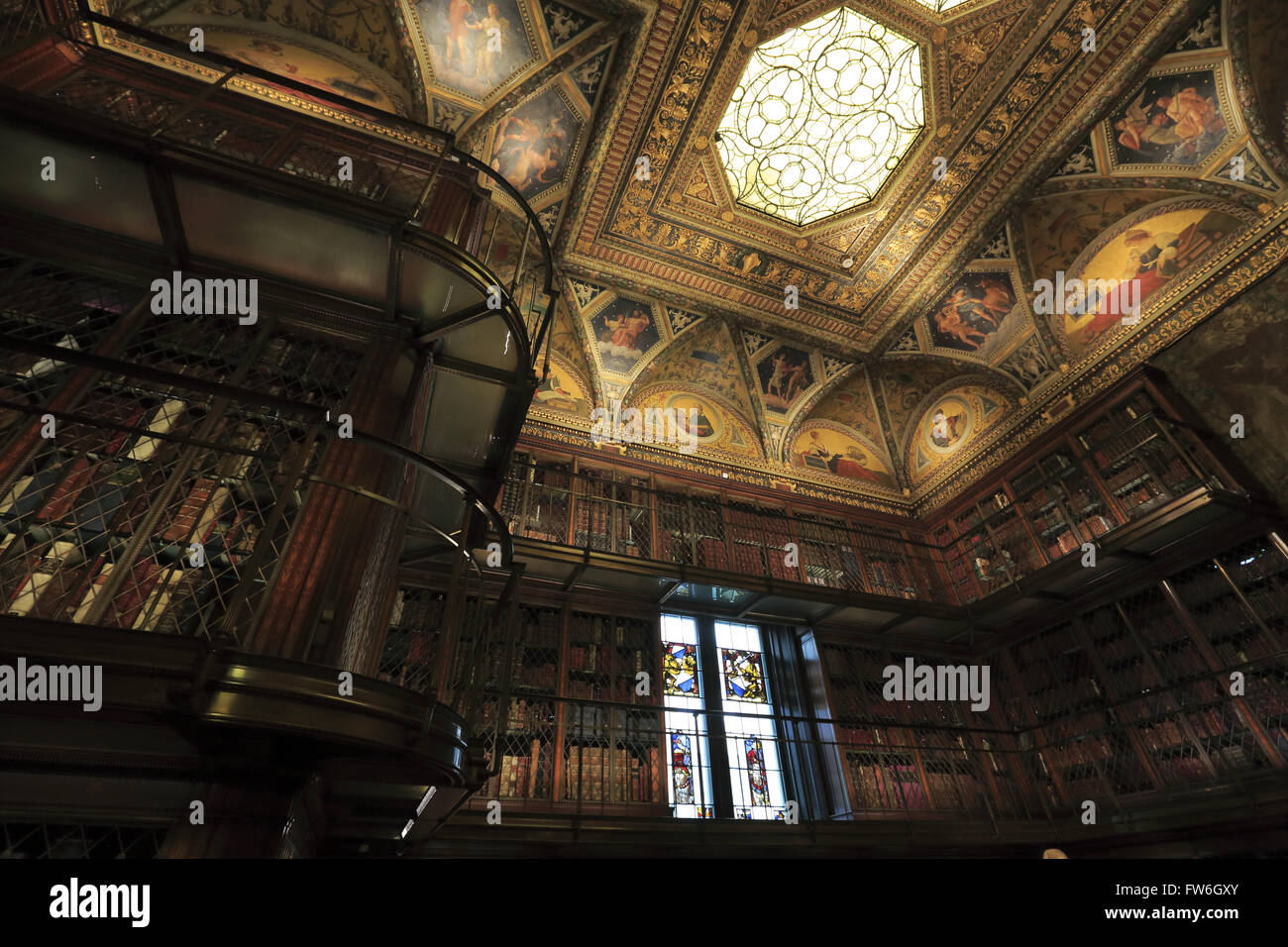 The historic Mr.Morgan's Library in the Morgan Library & Museum ...