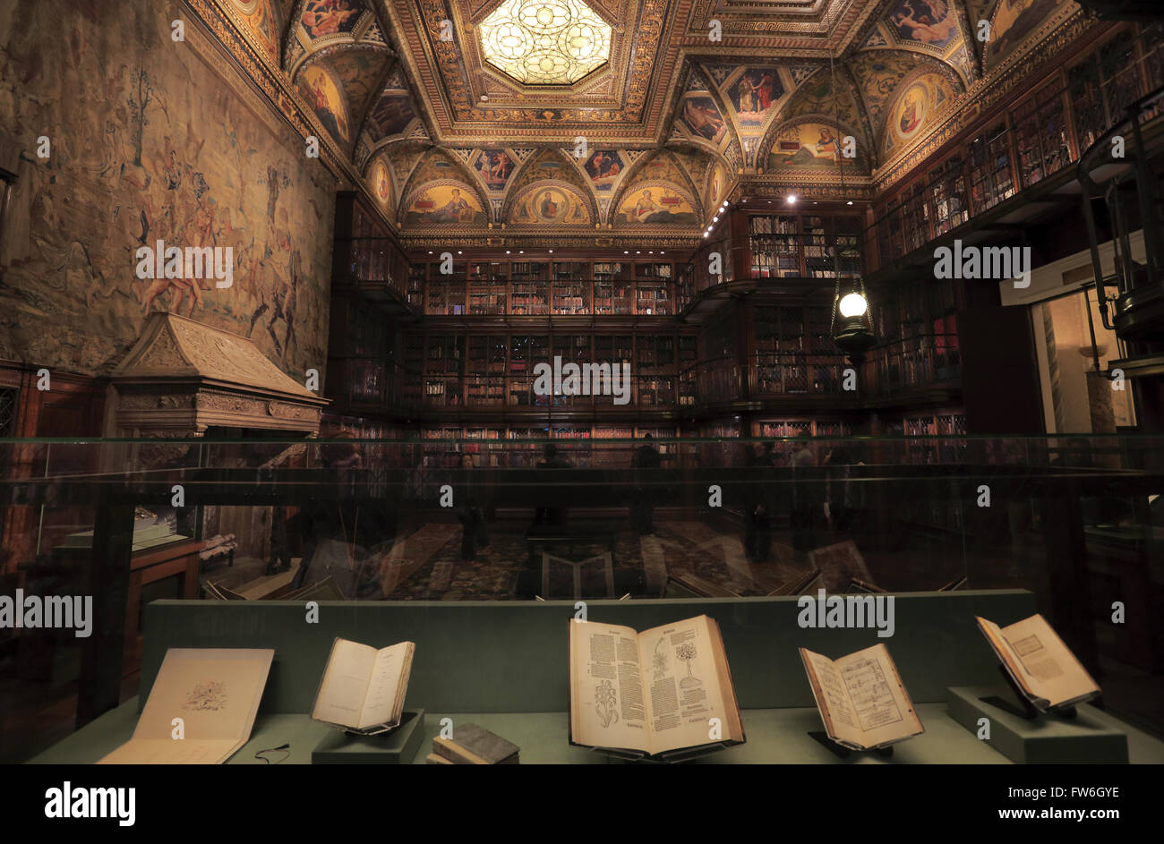 The historic Mr.Morgan's Library in the Morgan Library & Museum ...