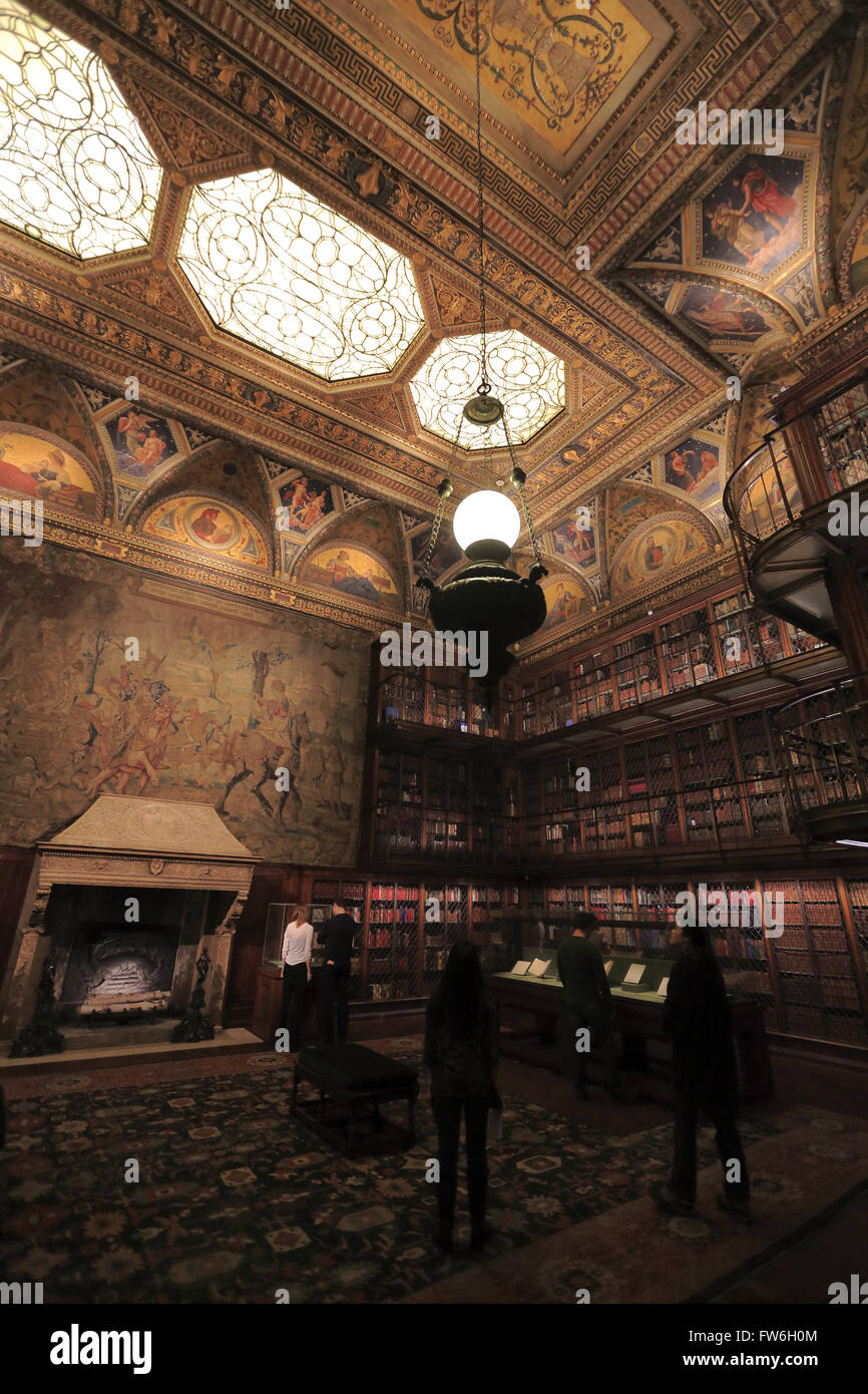 The historic Mr.Morgan's Library in the Morgan Library & Museum ...