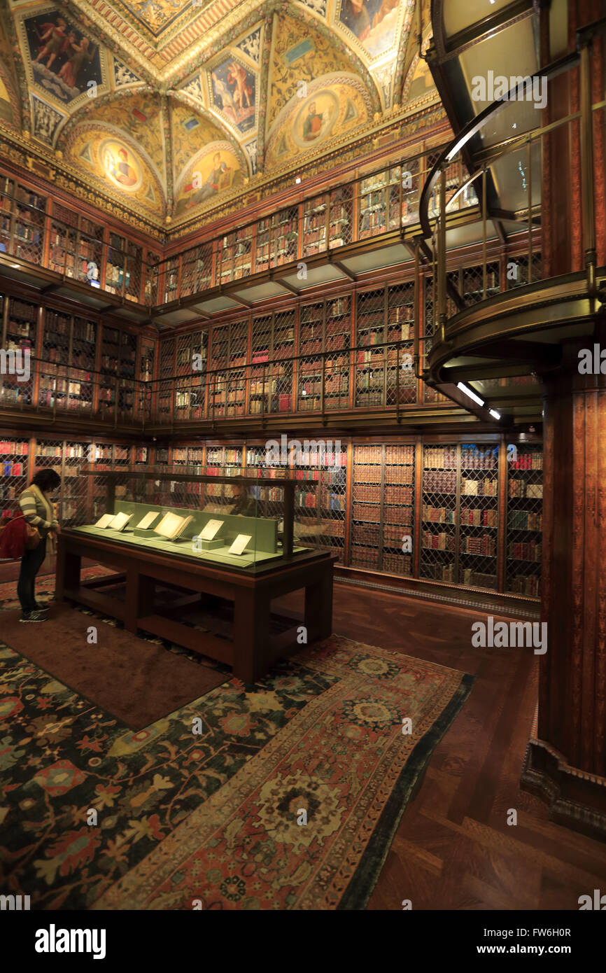 The historic Mr.Morgan's Library in the Morgan Library & Museum ...