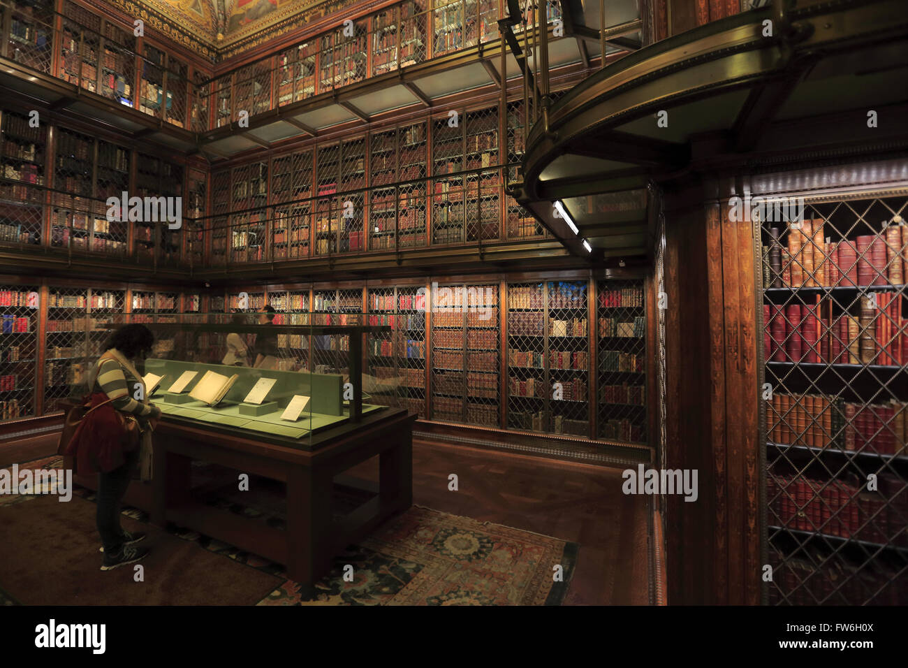 The historic Mr.Morgan's Library in the Morgan Library & Museum ...