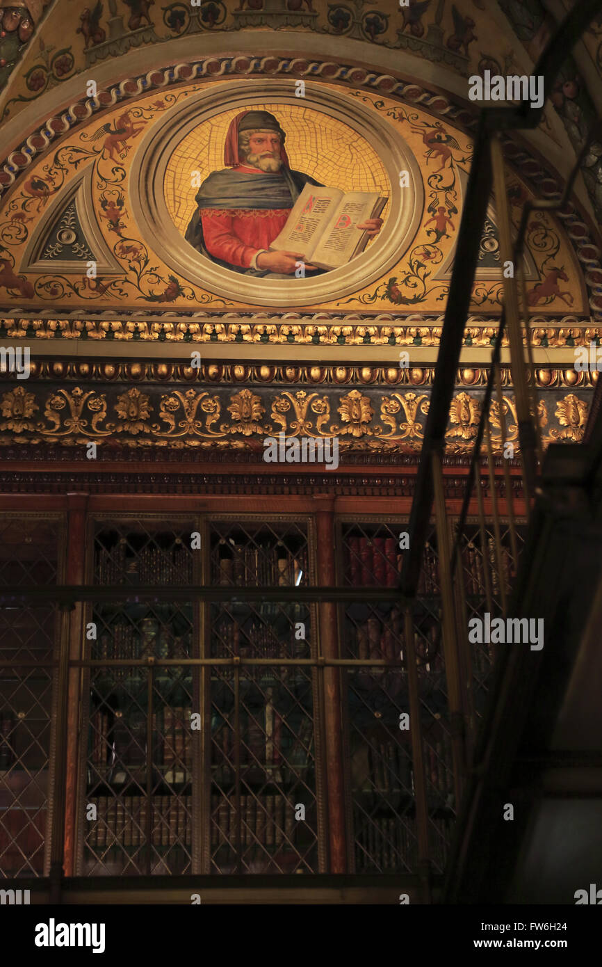 Interior view of Mr.Morgan's Library in Morgan Library & Museum ...