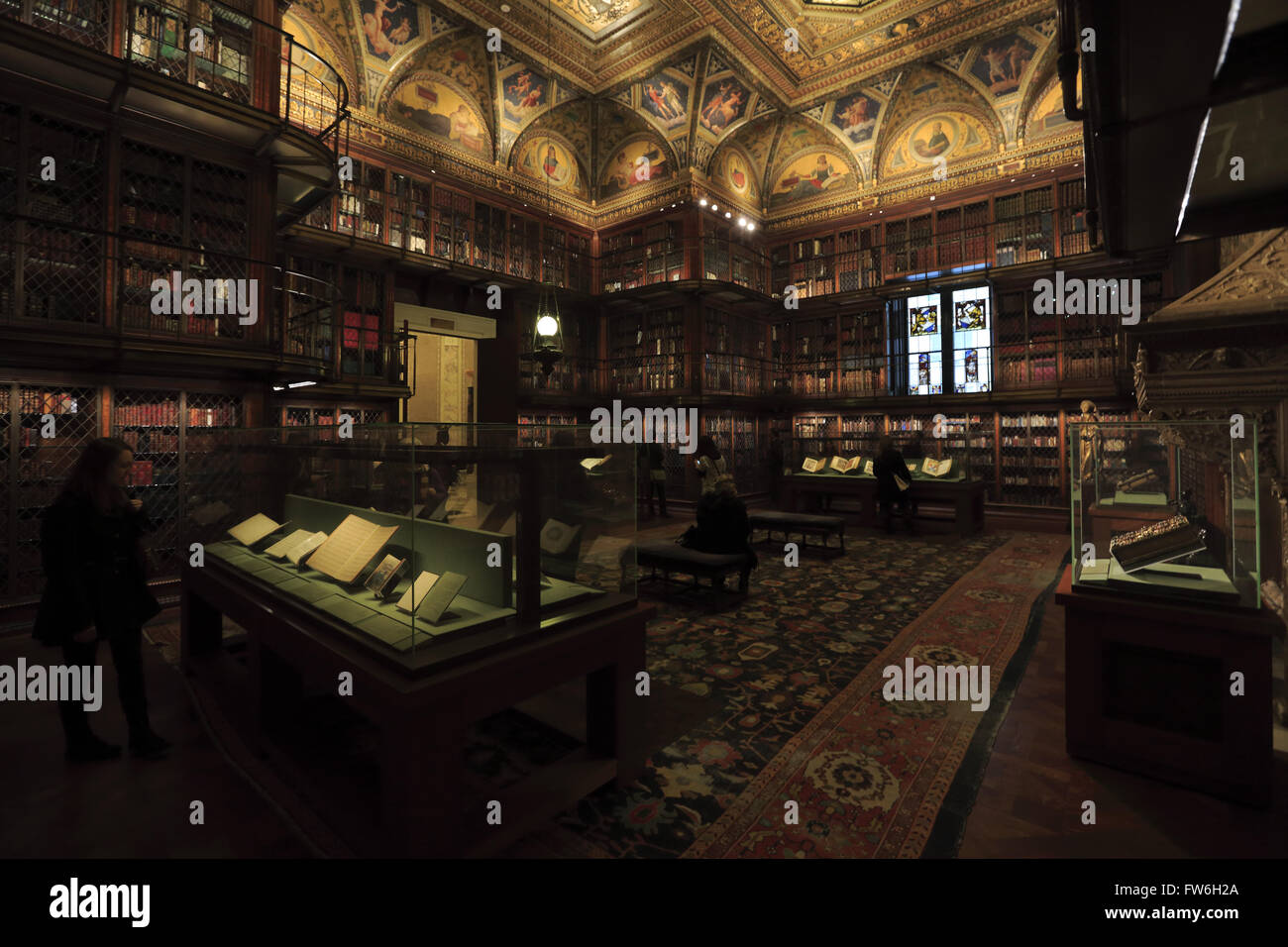 The historic Mr.Morgan's Library in the Morgan Library & Museum ...