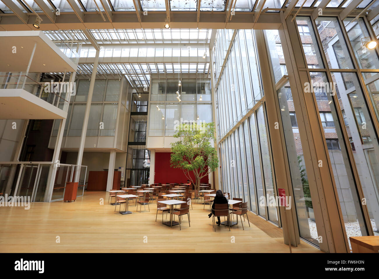 Interior view of the Morgan Library & Museum. Manhattan, New York City ...