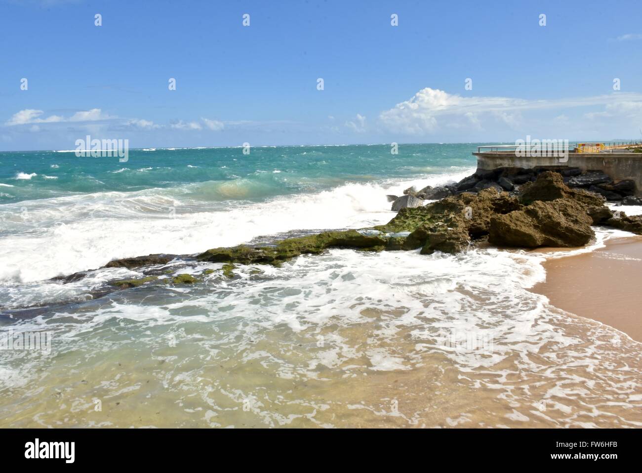 Puerto Rico ocean beach Stock Photo - Alamy