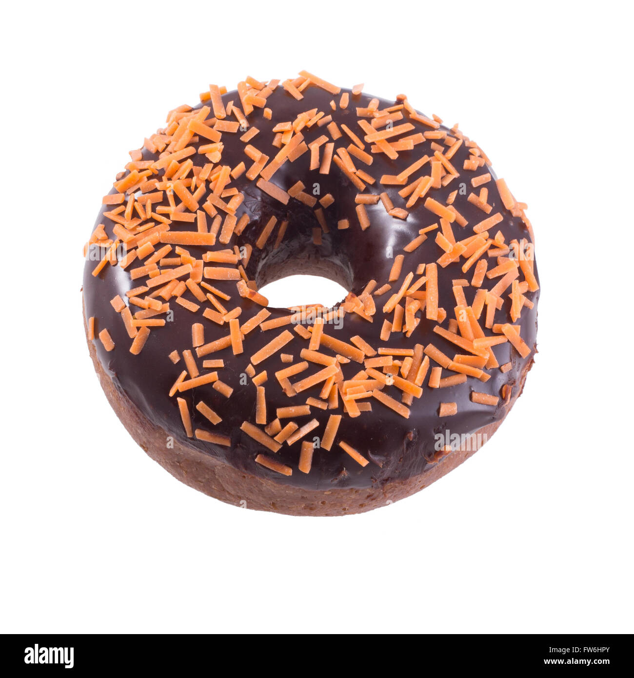 Sweet pink donut chocolate Cut Out Stock Images & Pictures - Alamy