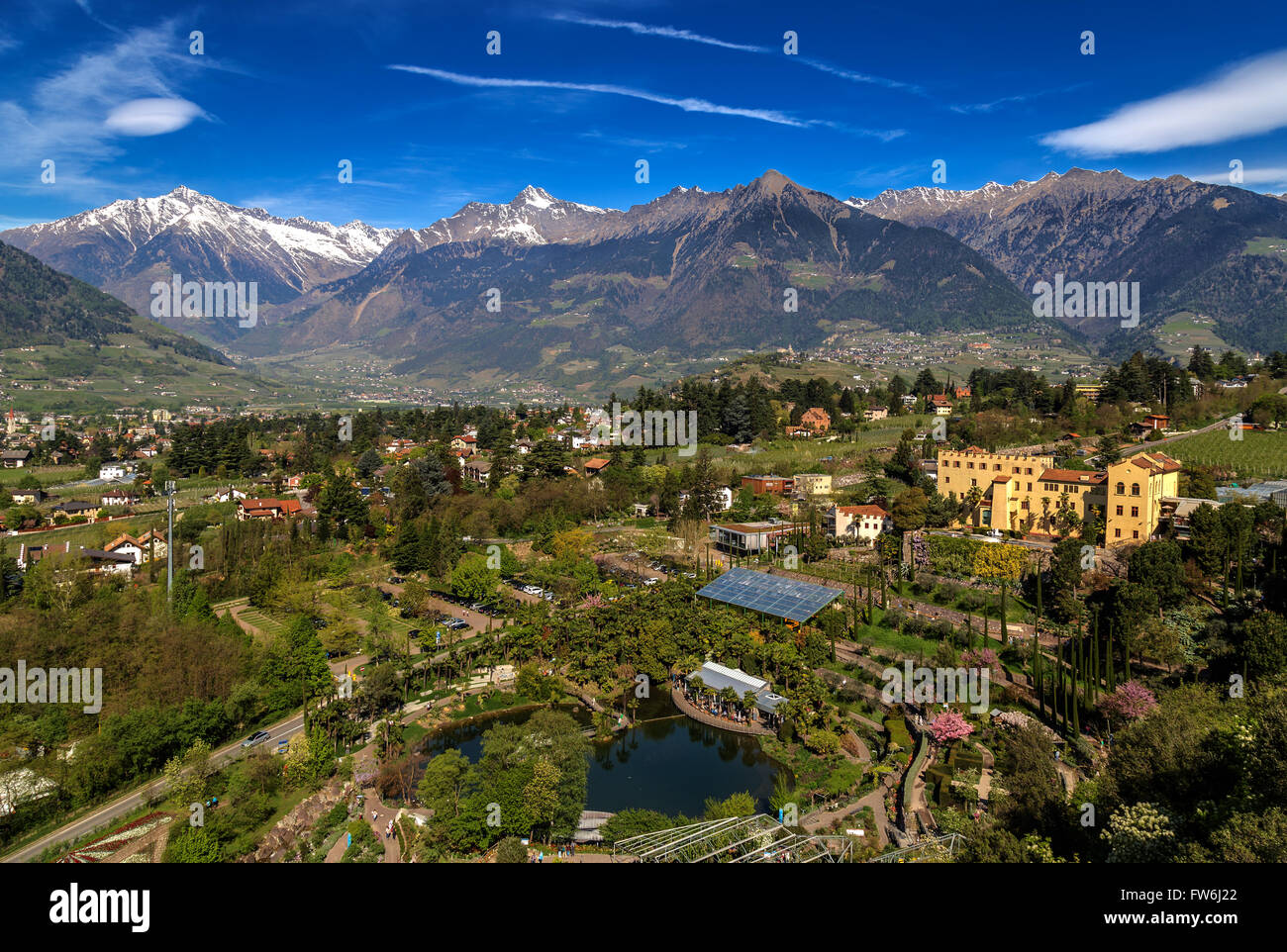 Trauttmansdorff castle, Meran, South Tyrol Stock Photo - Alamy