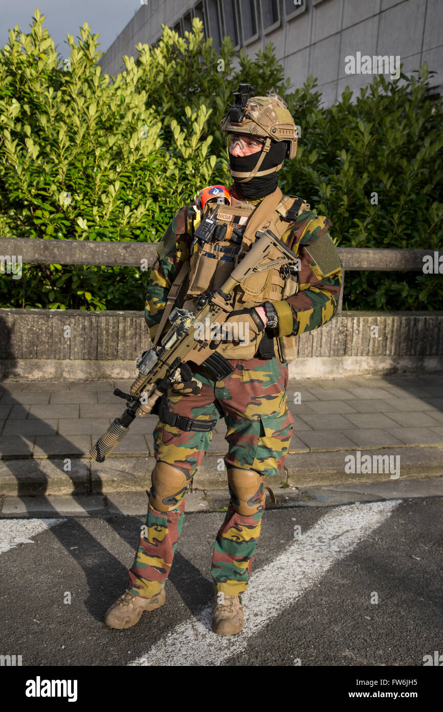 Brussels terror attack damage hi-res stock photography and images - Alamy
