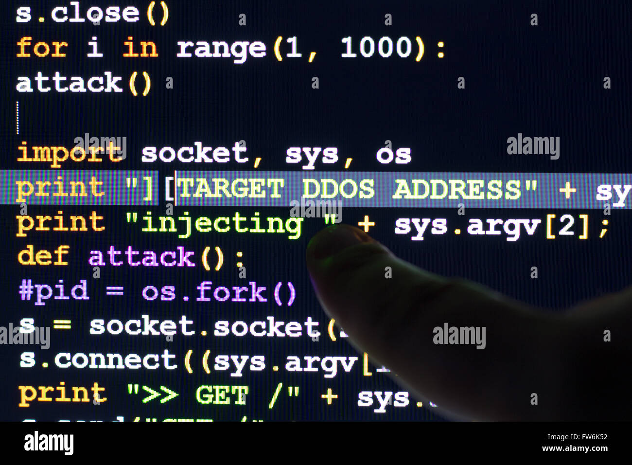 DDOS Attack concept Stock Photo - Alamy