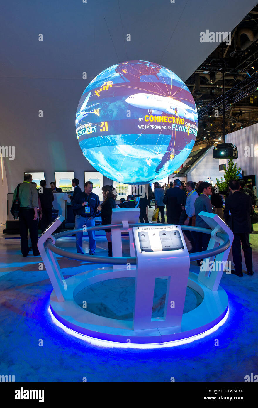 The Panasonic booth at the CES show held in Las Vegas Stock Photo - Alamy