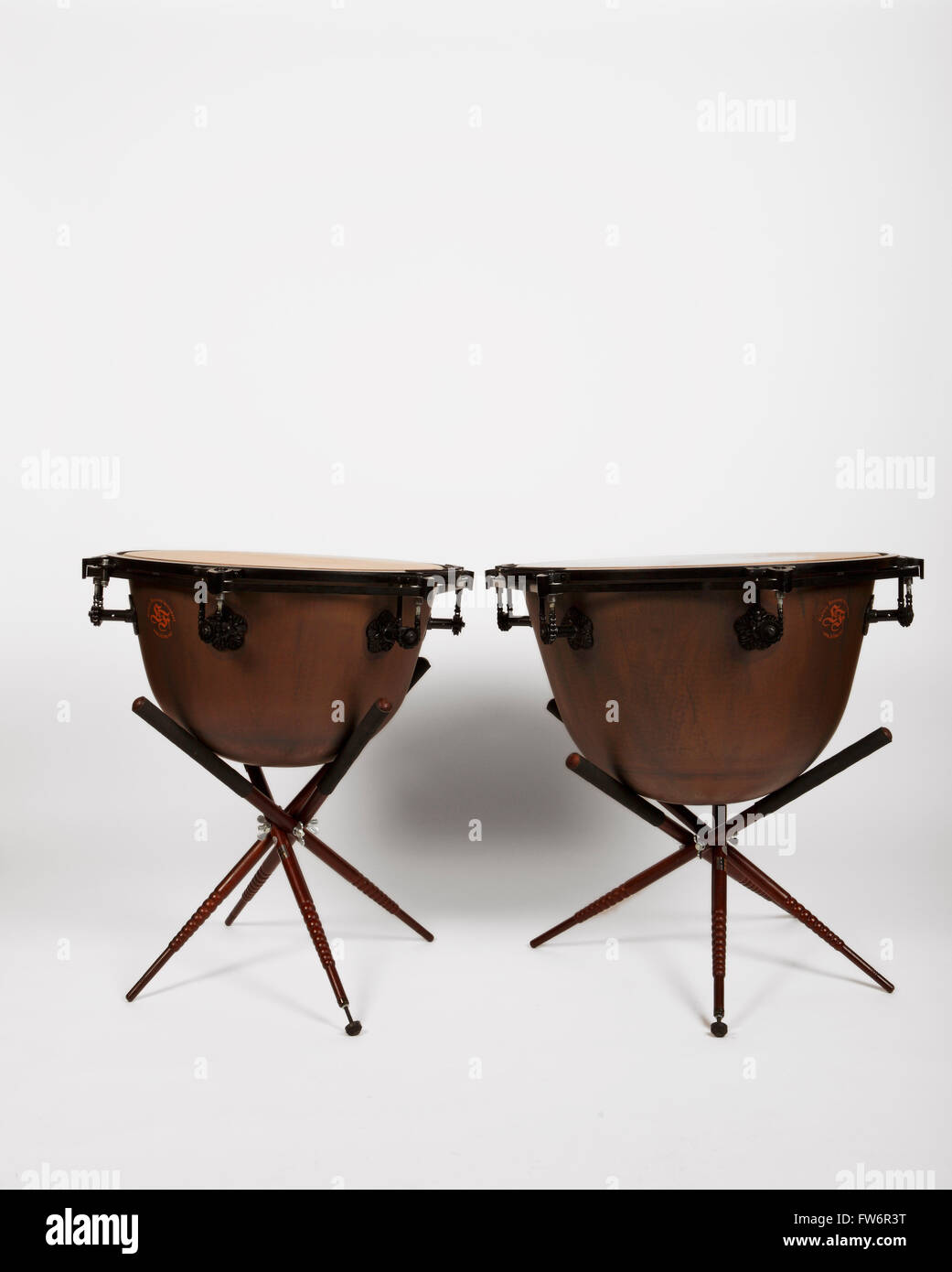 Pair of Kettledrums or Timpani Stock Photo - Alamy