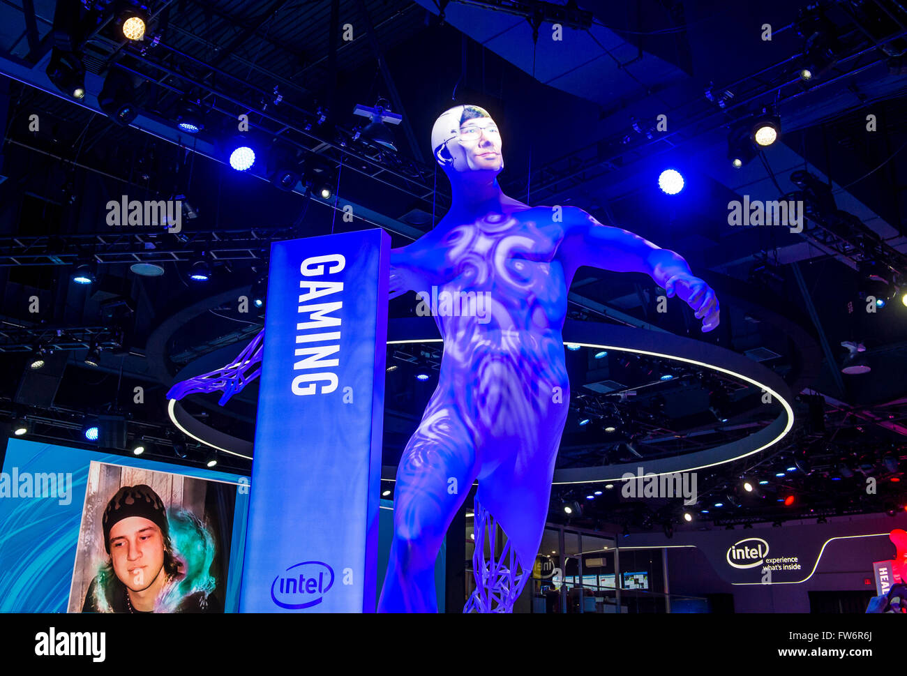 Intel booth ces show in hi-res stock photography and images - Alamy