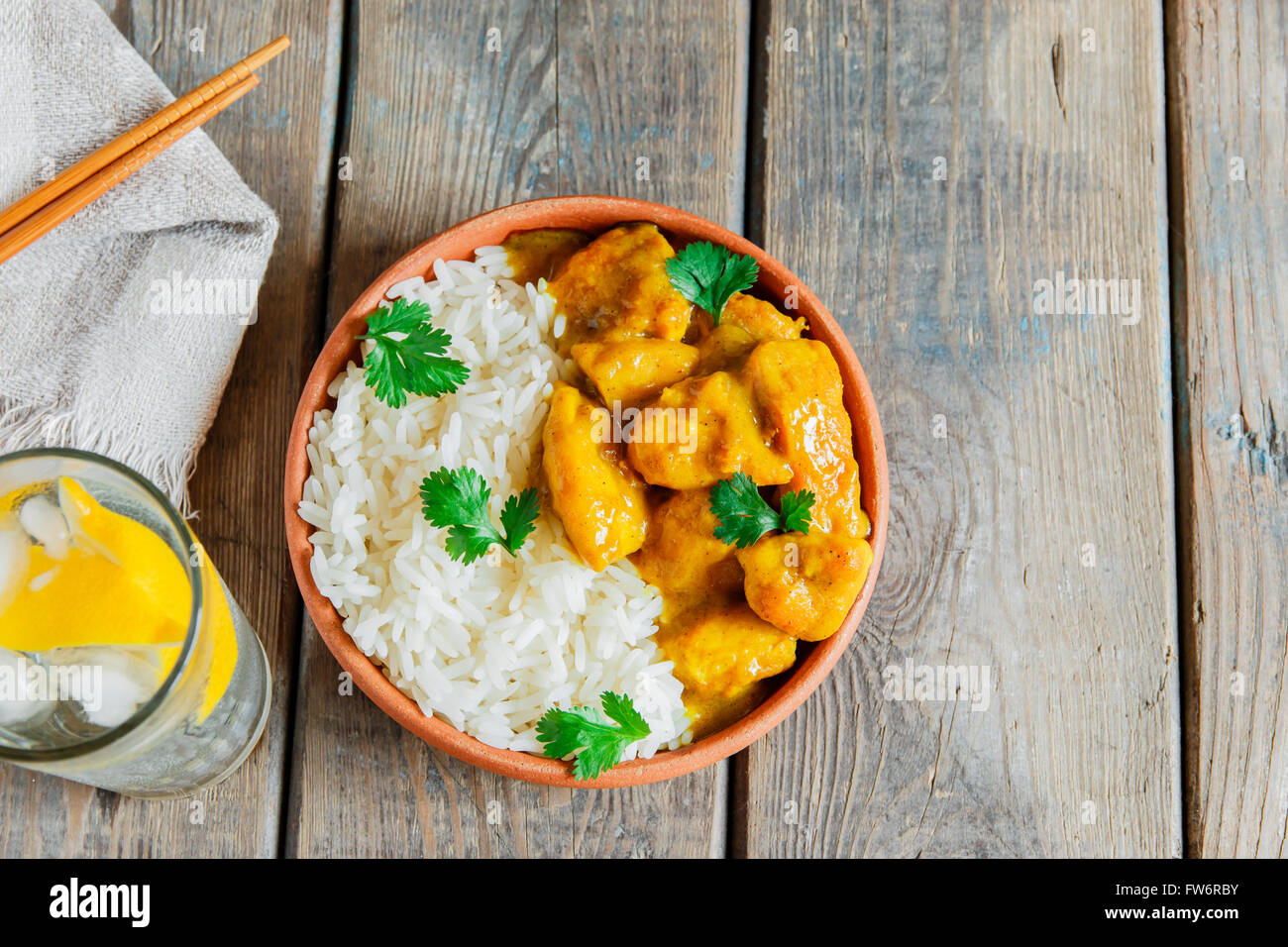 Curry on rice hi-res stock photography and images - Alamy