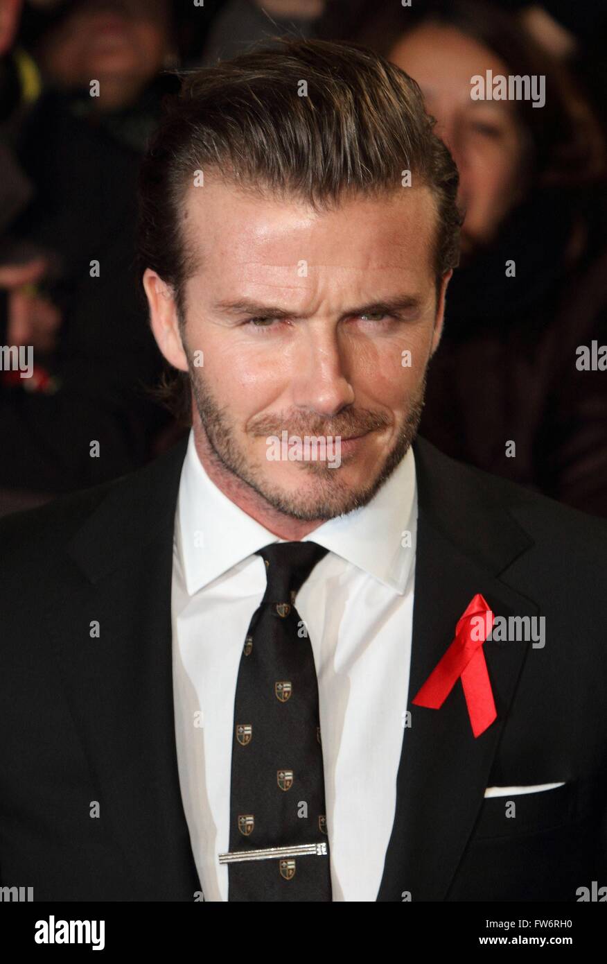 London. UK. David Beckham at the World Premiere of The Class of 92 at ...