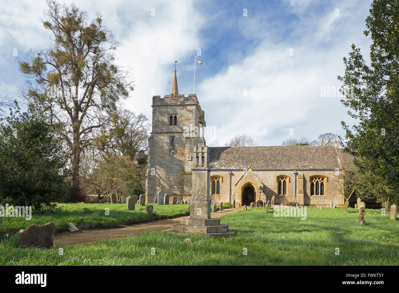 St James Church at Birlingham, Worcestershire, England, UK Stock Photo ...