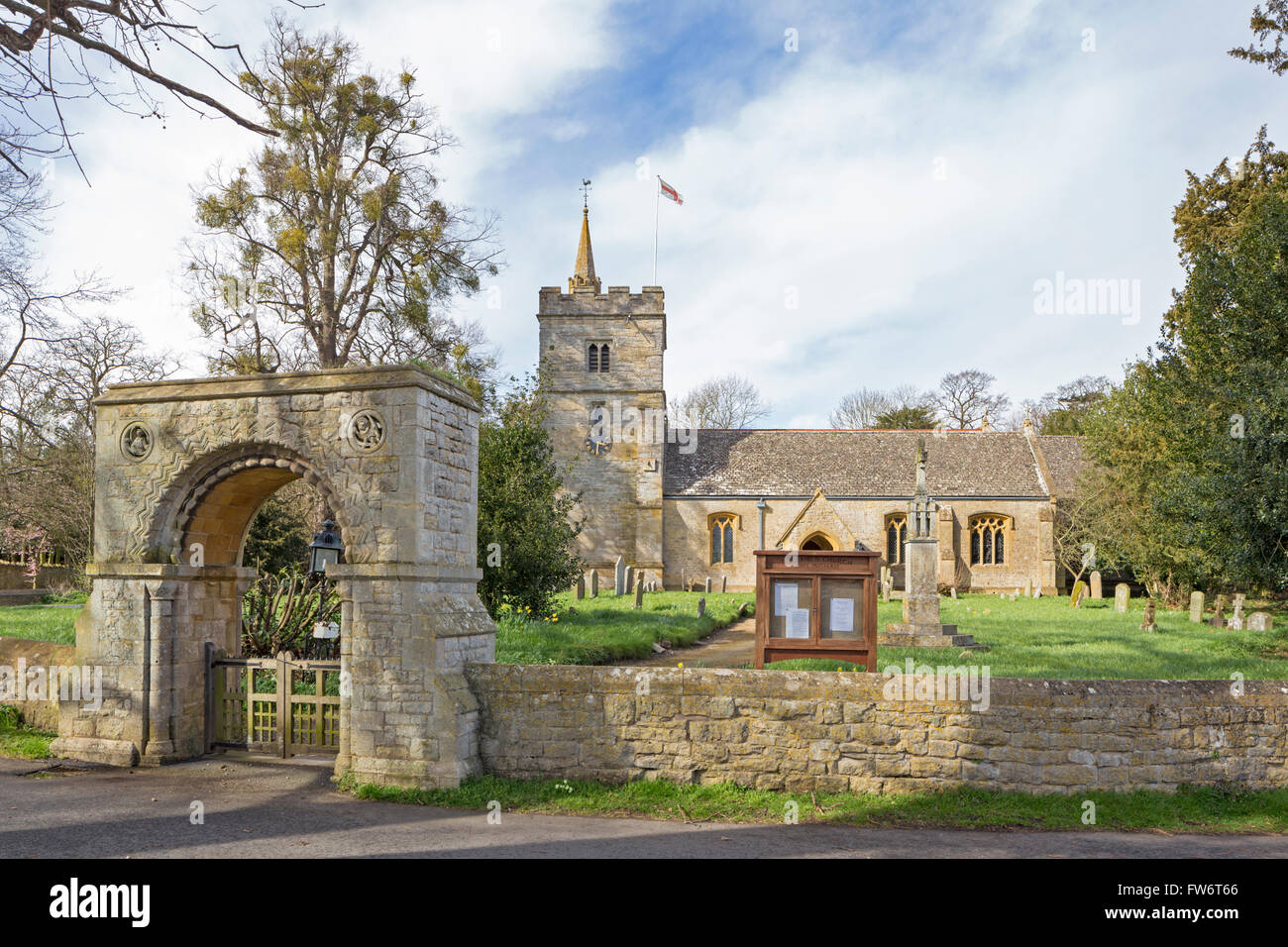 St James Church at Birlingham, Worcestershire, England, UK Stock Photo ...