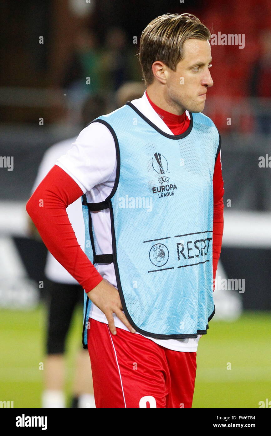 Reto Ziegle in action during the match Europa League Girondin Bordeaux ...