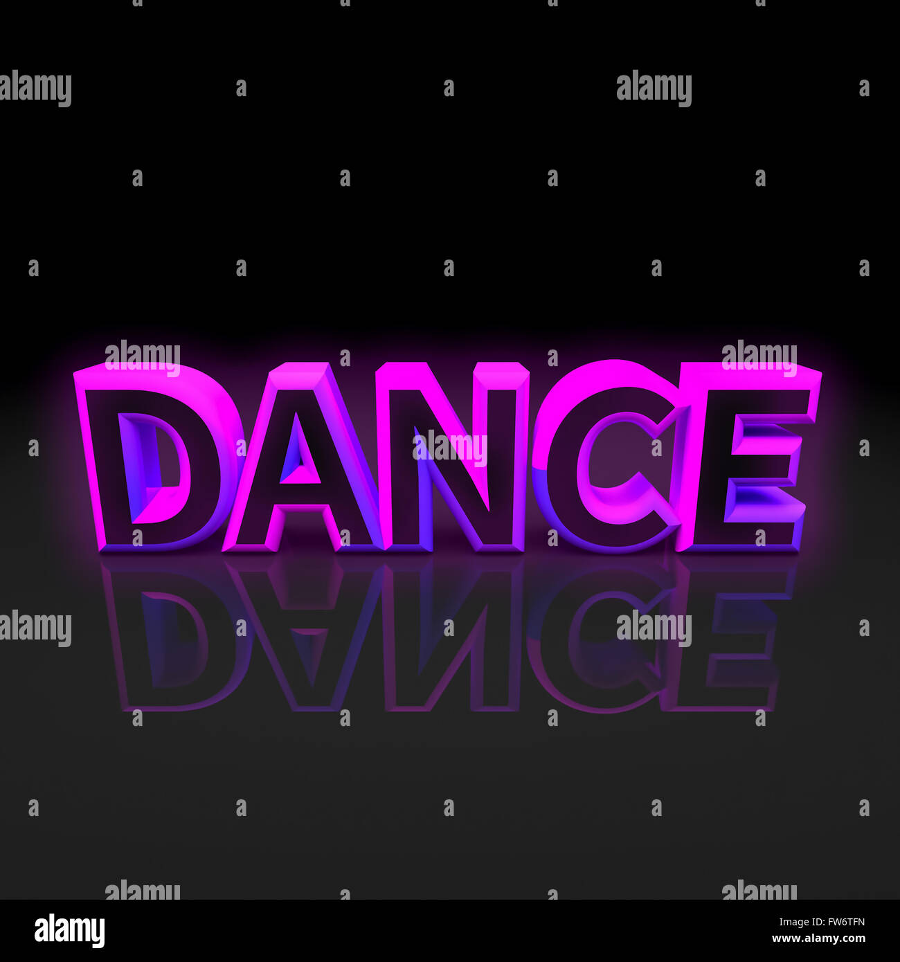 Dance 3d text effect hi-res stock photography and images - Alamy