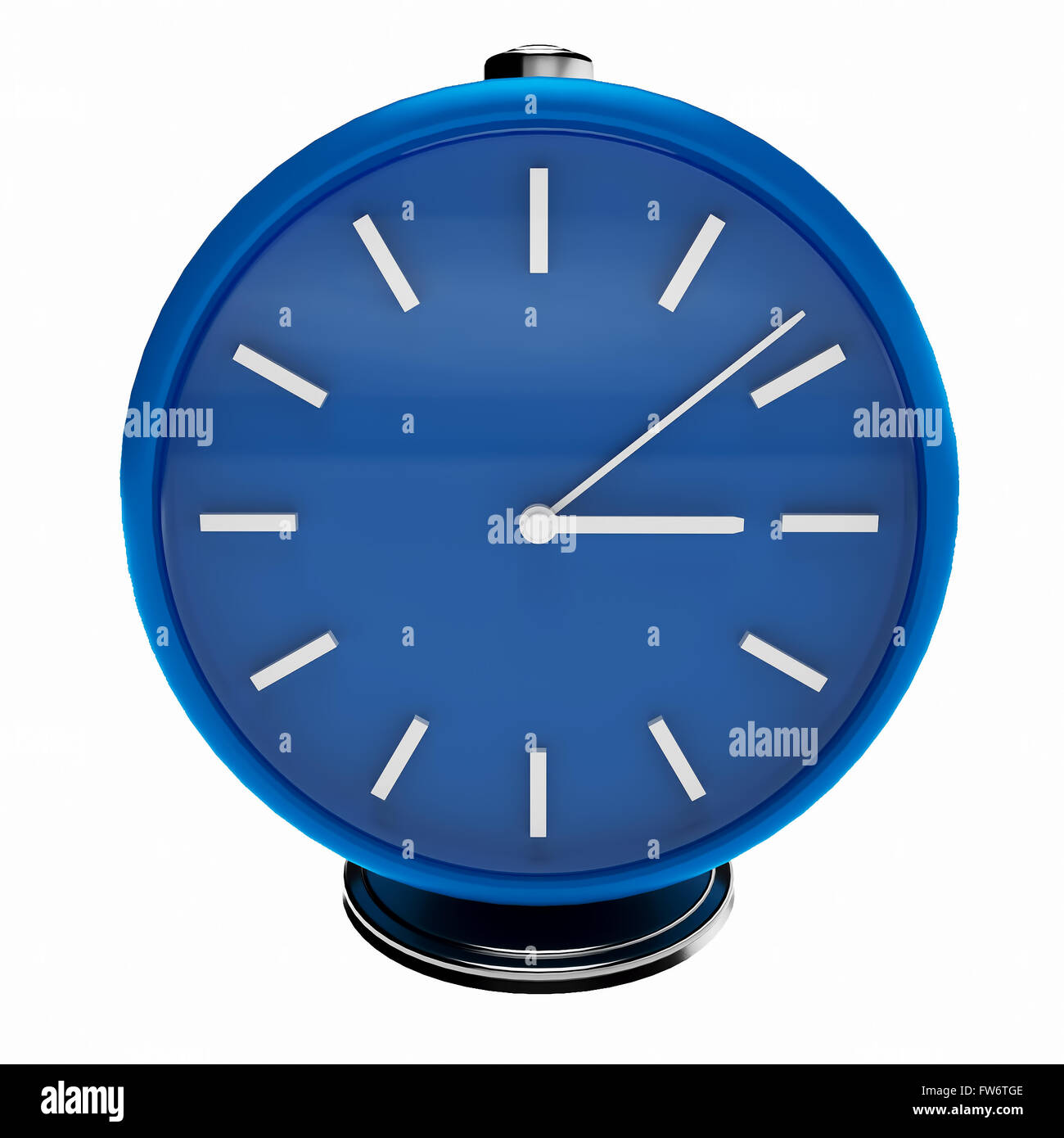Blue clock hi-res stock photography and images - Alamy