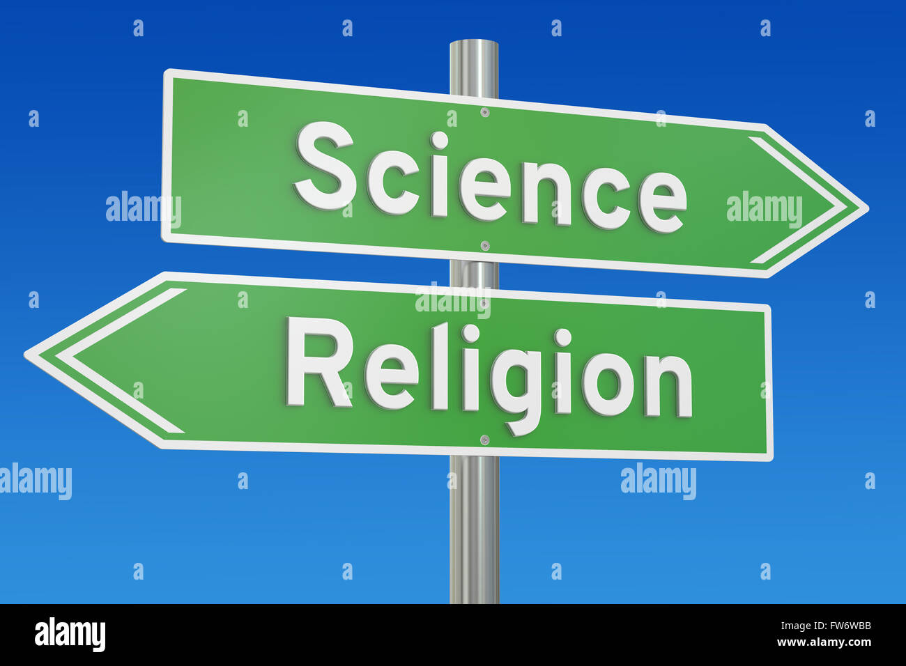 Science and religion hi-res stock photography and images - Alamy