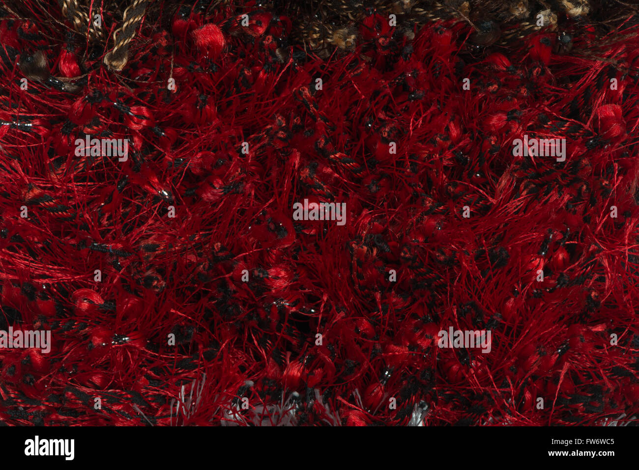 Closeup detail of red carpet texture background Stock Photo - Alamy